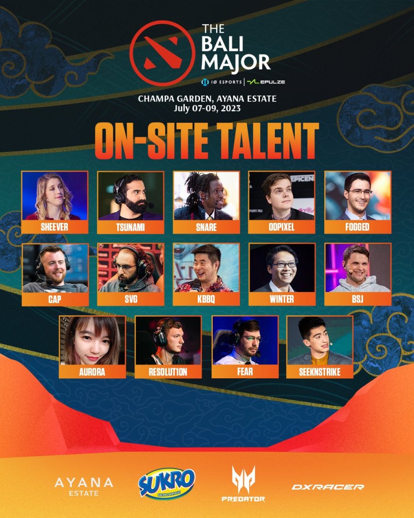 Bali Major Talent line-up announced | Hawk Live