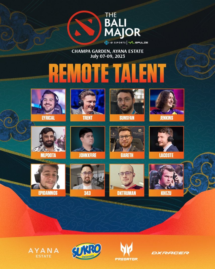 Bali Major Talent line-up announced | Hawk Live