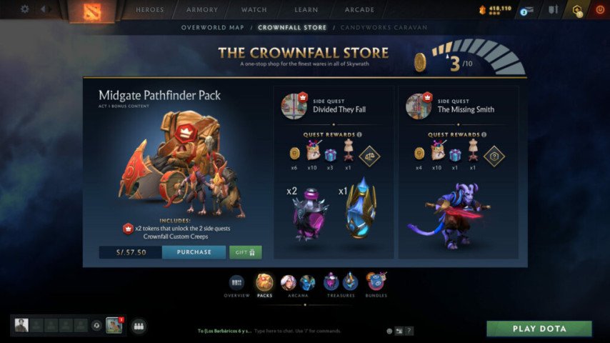 How to pass the Crownfall event in Dota 2 and get all the rewards? | Hawk Live