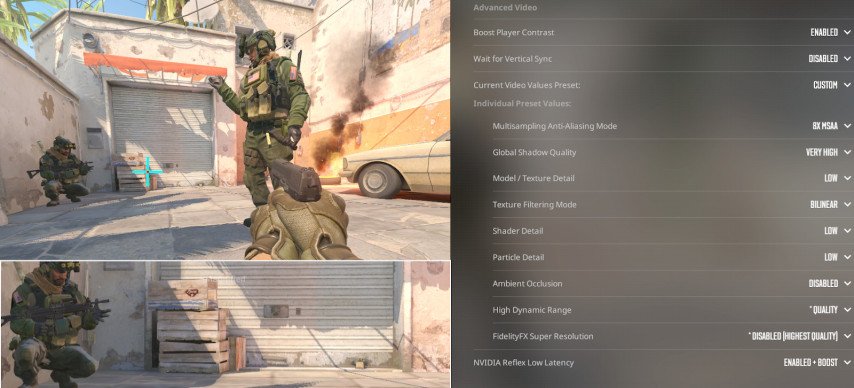 Best CS 2 settings for low-end PC | Hawk Live