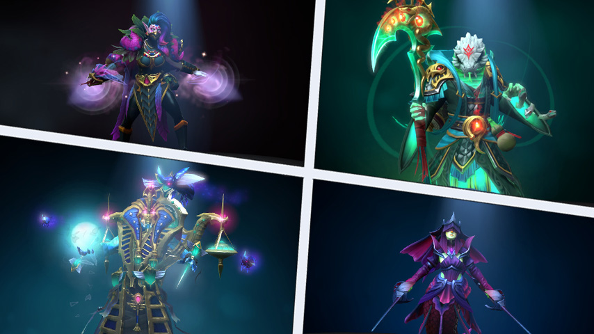 All Rewards from The Charms of the Snake Treasure in Dota 2 | Hawk Live