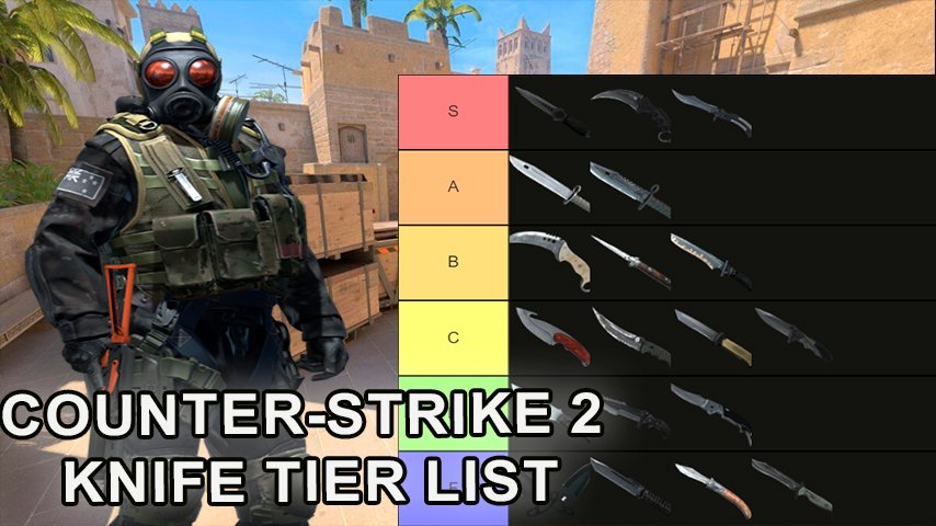 CS2 Best Knives Tier List | Hawk Live