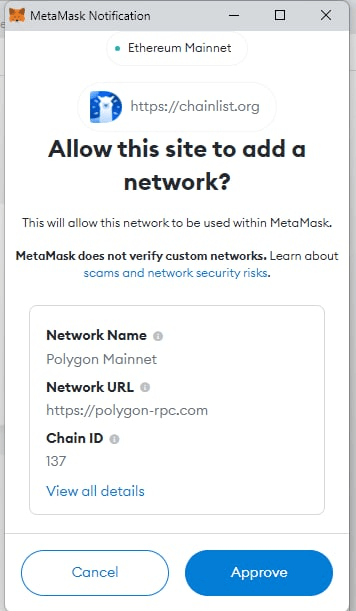 How to add Polygon to Metamask | Hawk Live