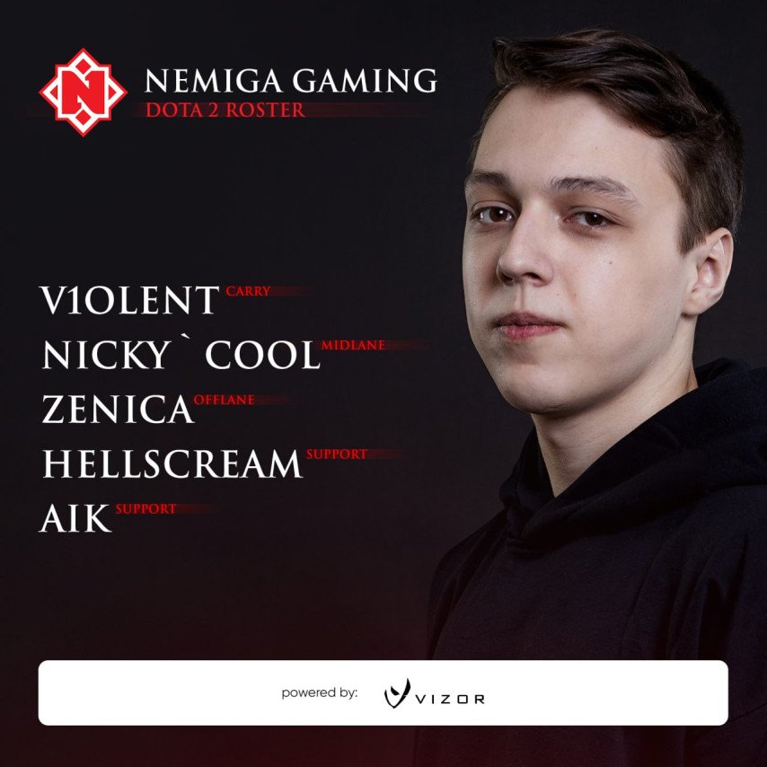 Nemiga Gaming unveiled their new roster, which will make its debut at DreamLeague Season 22 ...