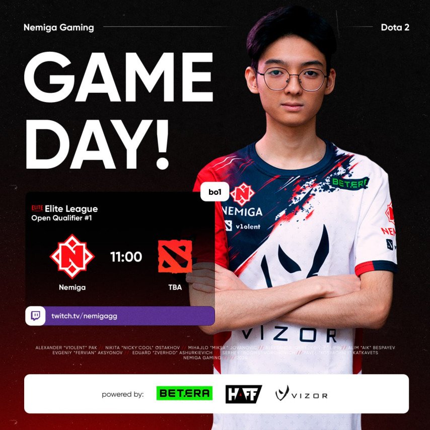 Nemiga Gaming has officially unveiled their new roster | Hawk Live