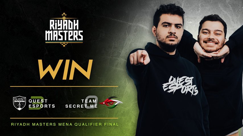 Quest Esports won the Riyadh Masters MENA Closed Qualifier | Hawk Live