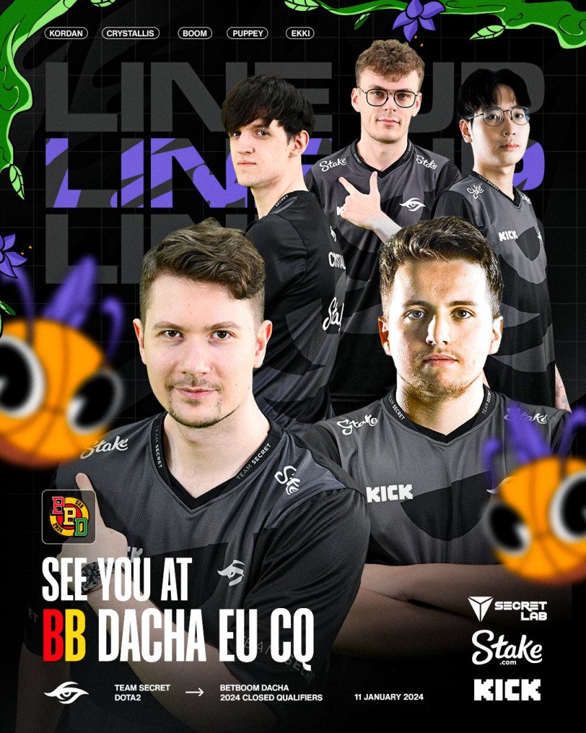 Team Secret has made two roster changes | Hawk Live