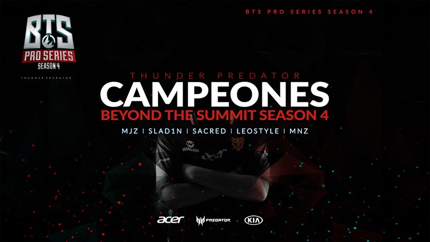 Thunder Predator won BTS Pro Series Season 4: Americas | Hawk Live